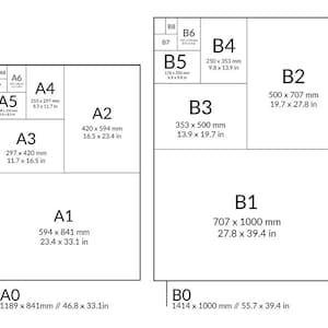 I Love You. in French. Wall Art Poster Print. A5, A4 or A3 50x70cm Any ...