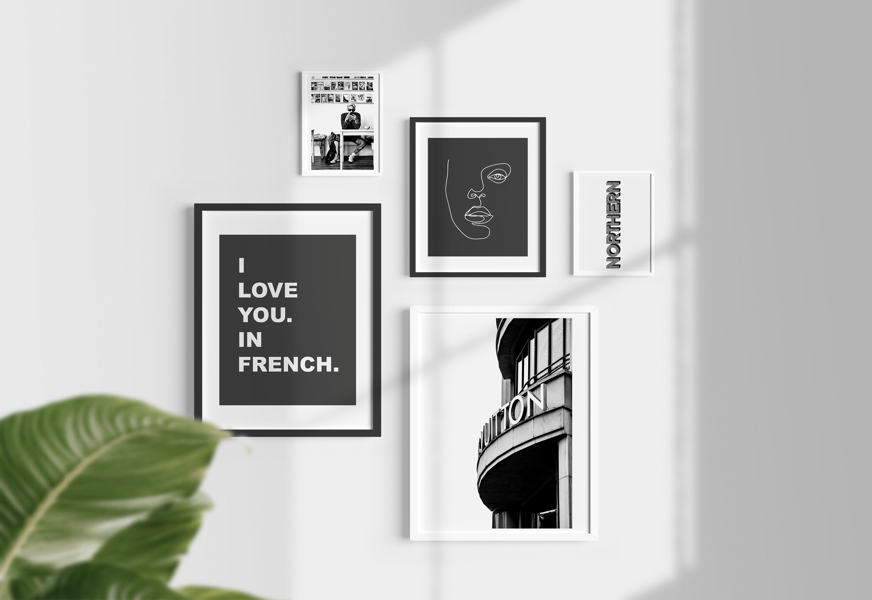 I Love You. in French. Wall Art Poster Print. A5, A4 or A3 50x70cm Any ...