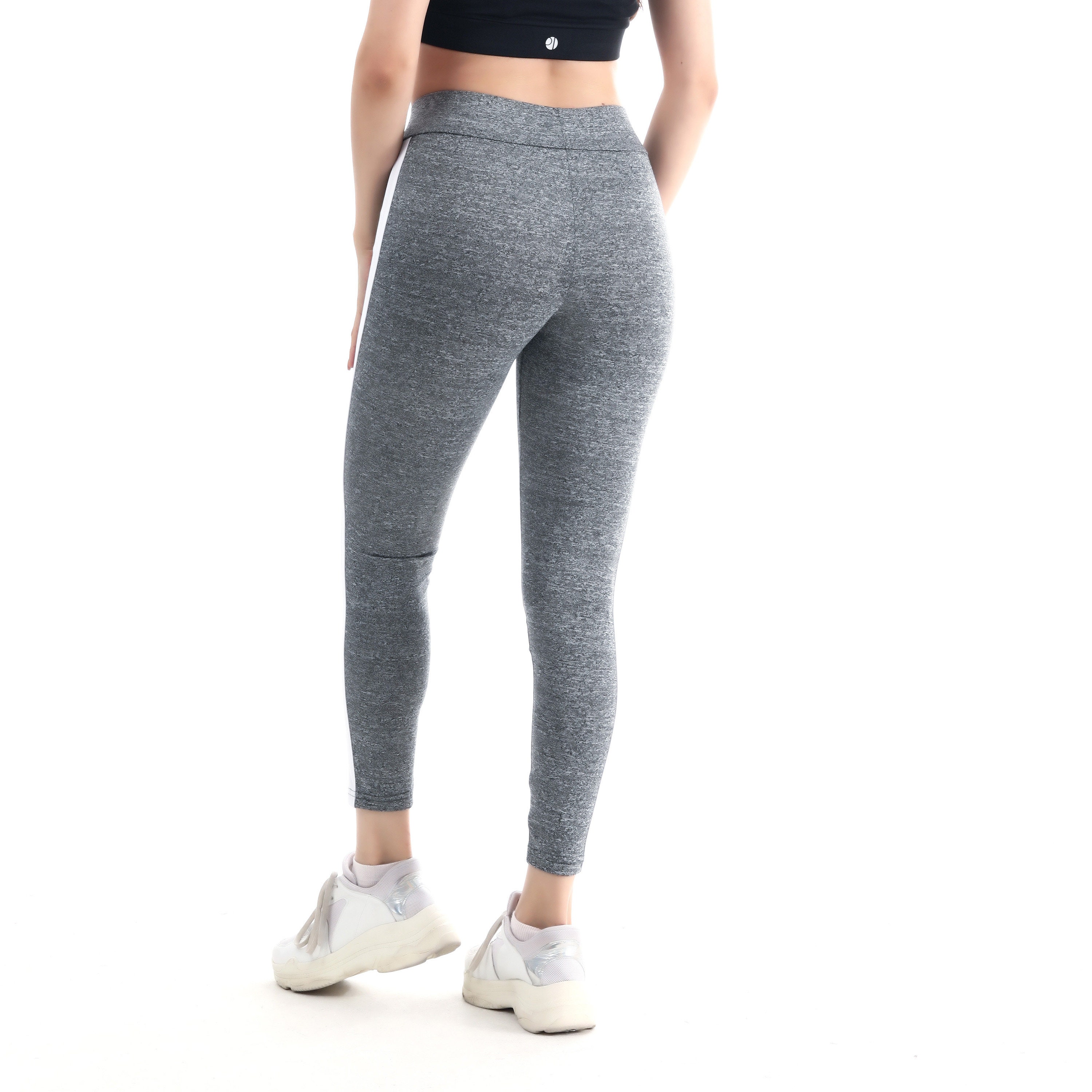 Womens White Striped Athletic Leggings Workout Leggings Womens ...