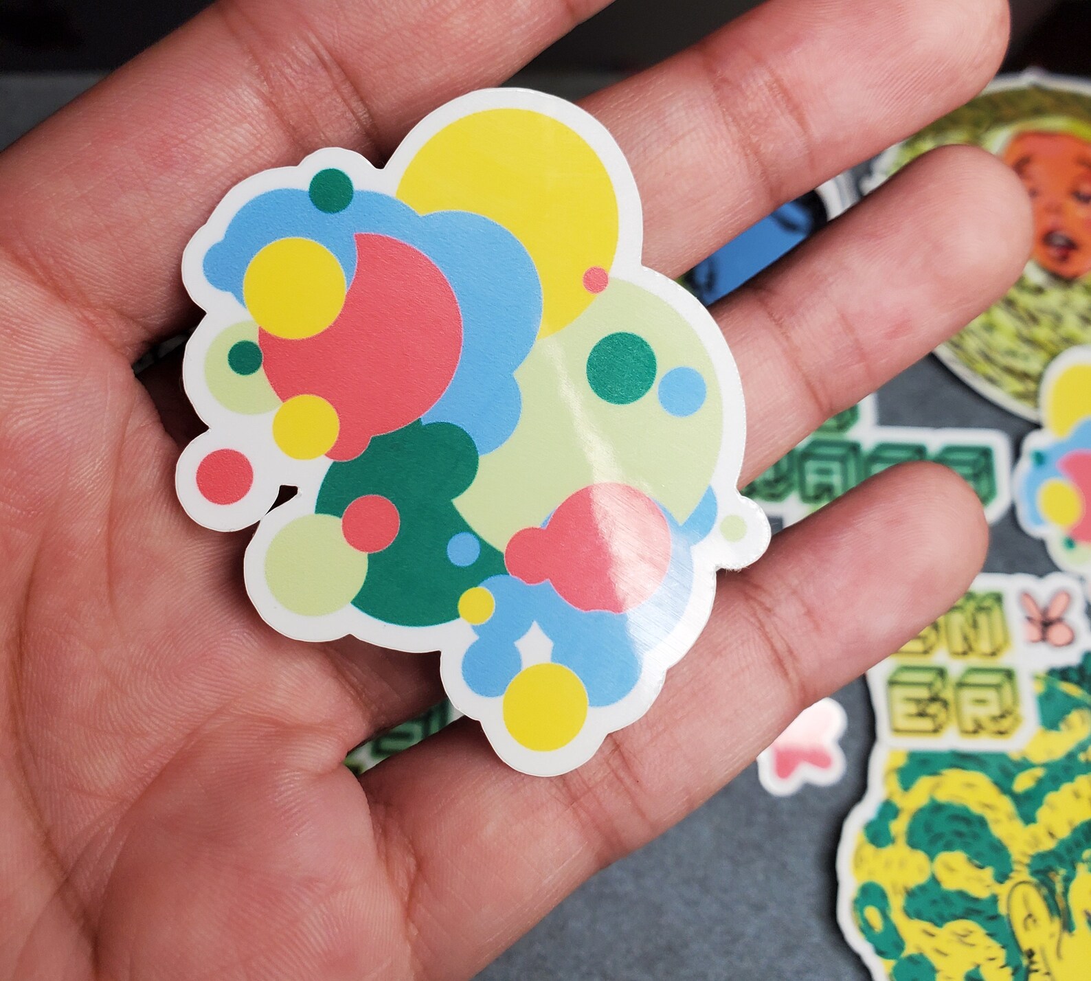 Greener Grass Sticker Pack Vibrant Unique Color Pallete - Etsy