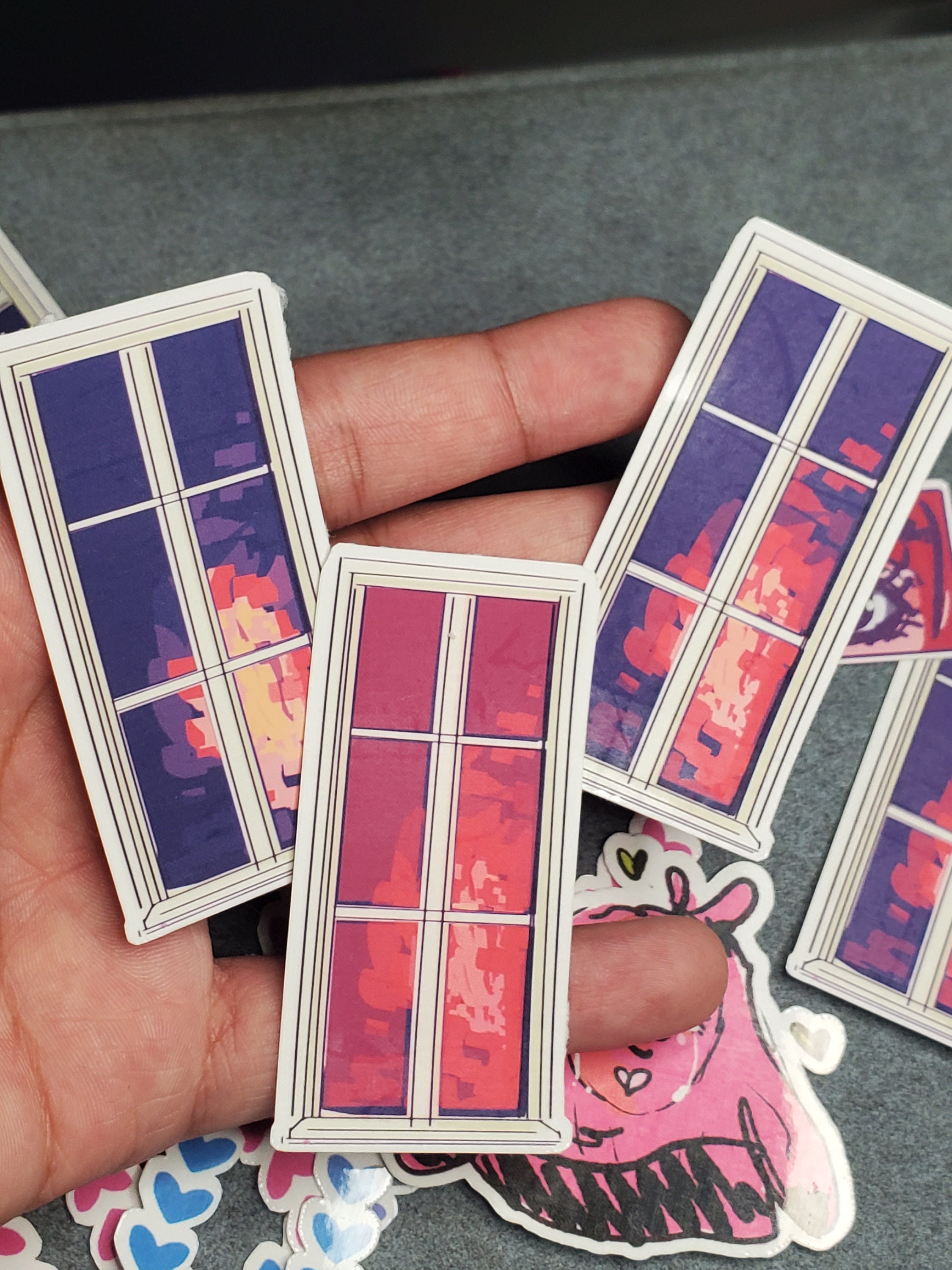 Fire Inside Sticker Pack Vibrant Window Stickers Color - Etsy