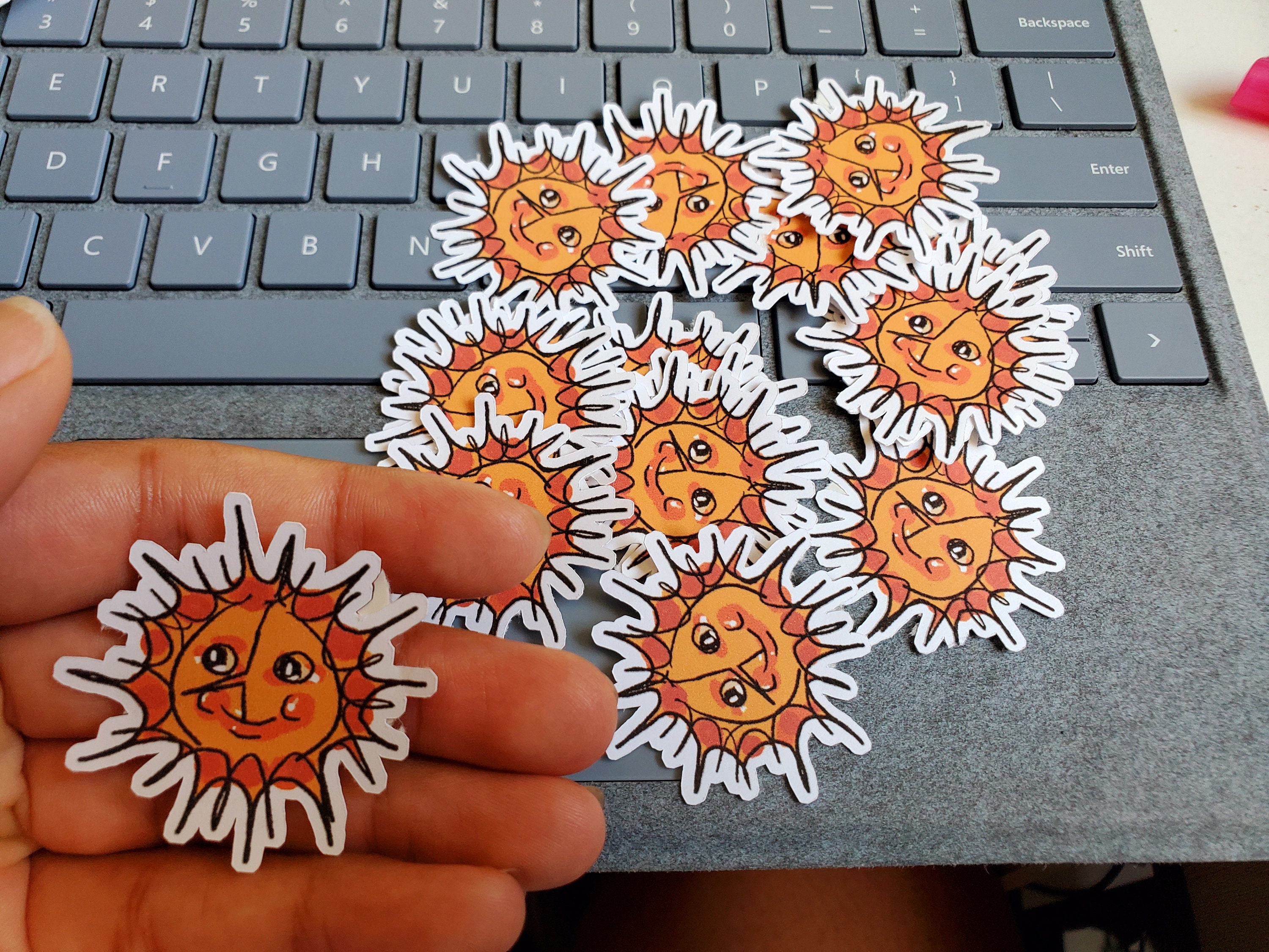 Sunny Sticker Pack - Etsy