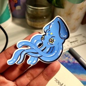 ONLY SQUIDS Sticker Pack, Vibrant, Cute, Color Palette, Laptop Decal ...