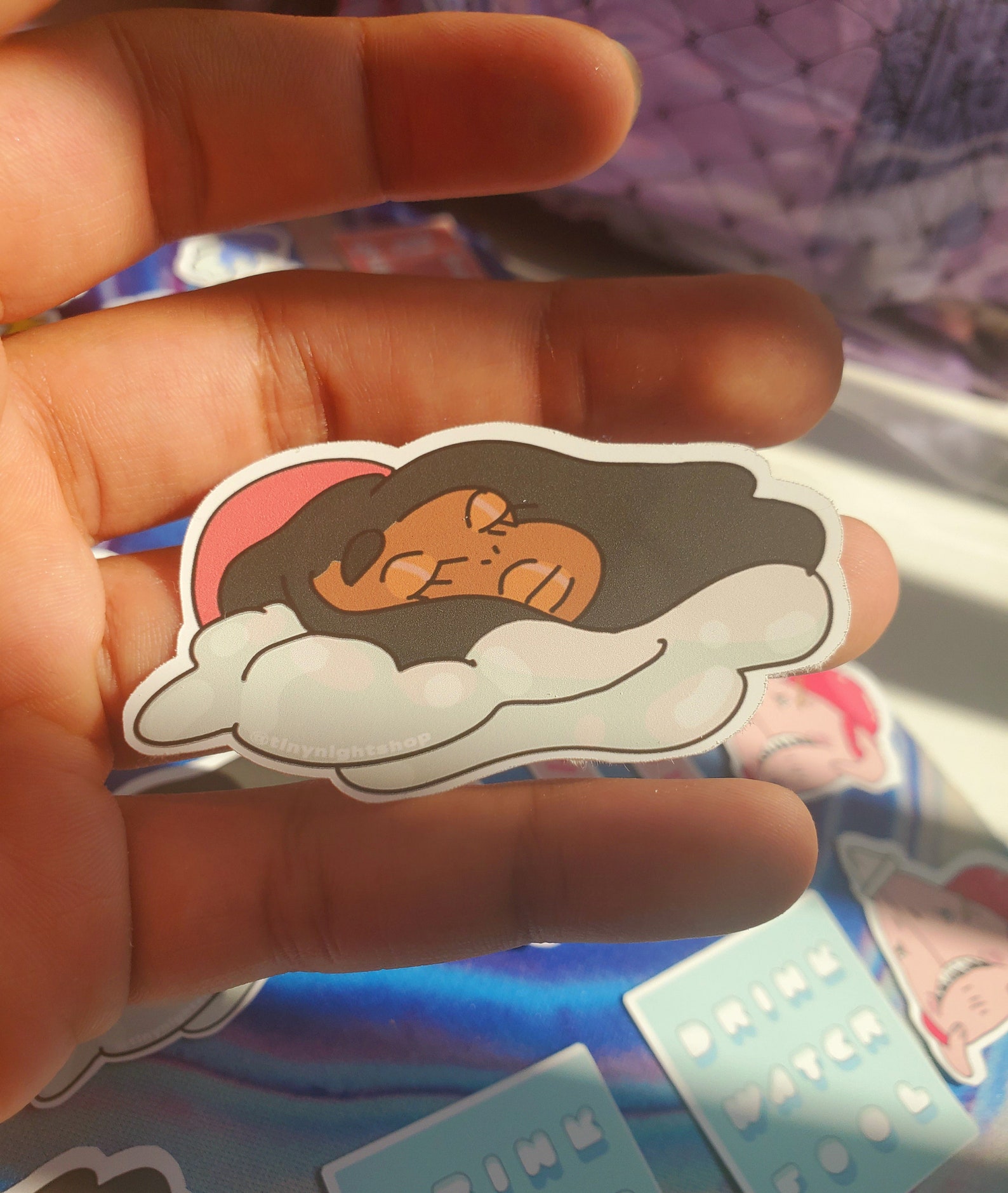 Moody and Pink Sticker Pack Small Sticker Pack Relatable - Etsy