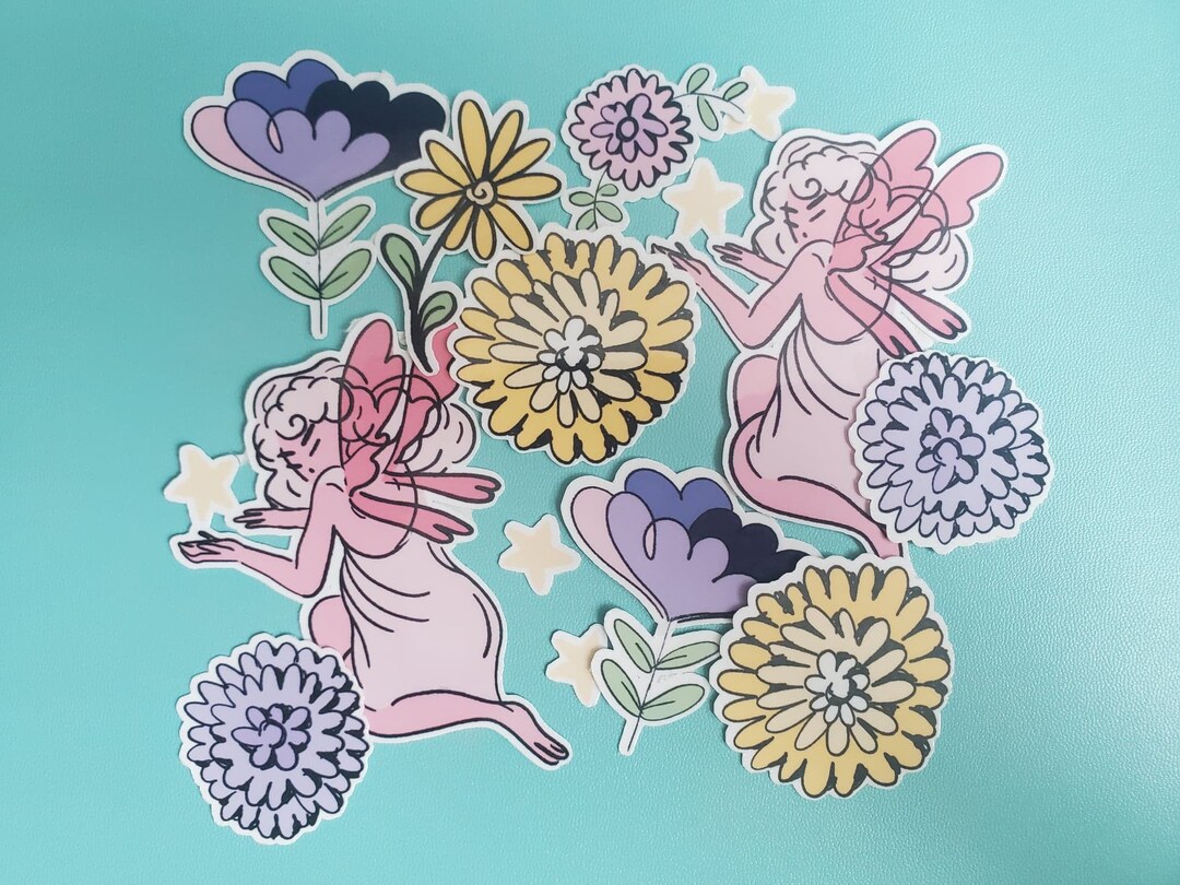 Sassy Fairy Sticker Pack, Bright, Bold Stickers, Decal, Unique ...