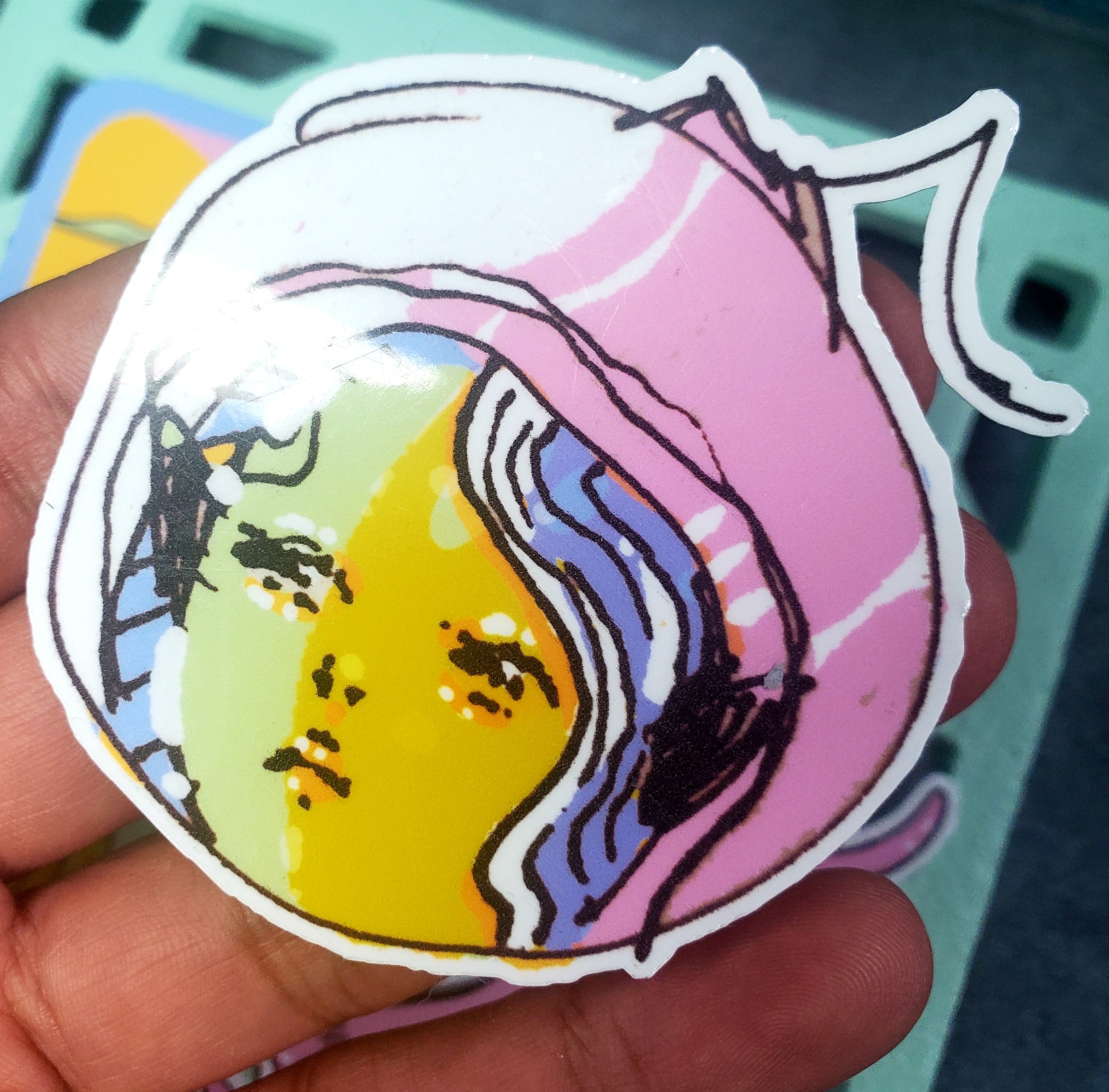 Vibrant Garden Sticker Pack Vibrant cute color palette | Etsy