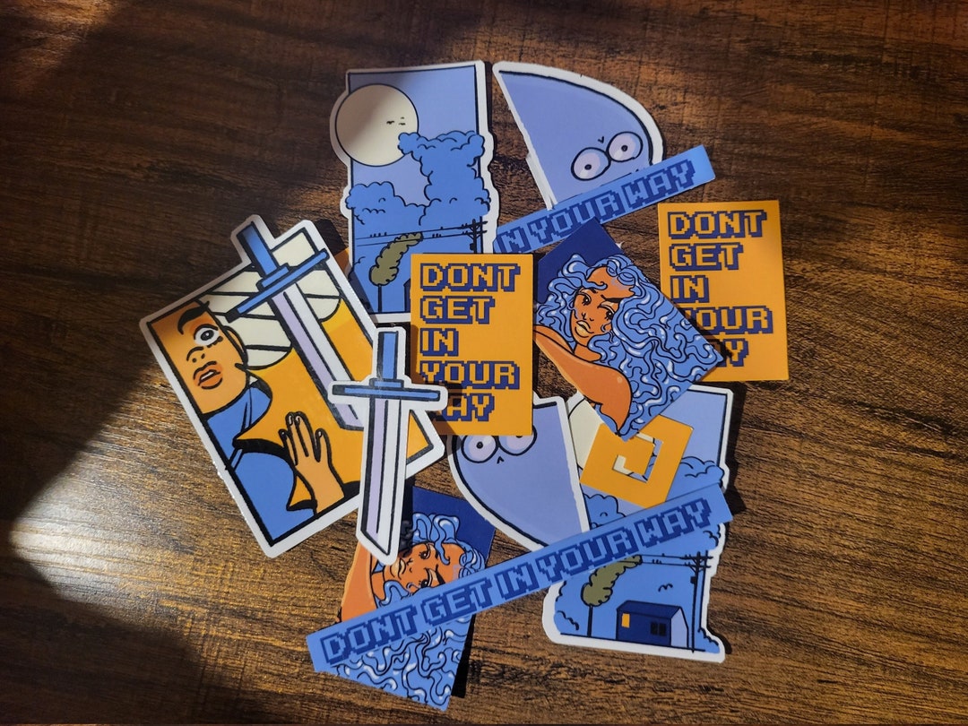 IN YOUR WAY Sticker Pack, Vibrant, Cute, Color Palette, Laptop Decal ...