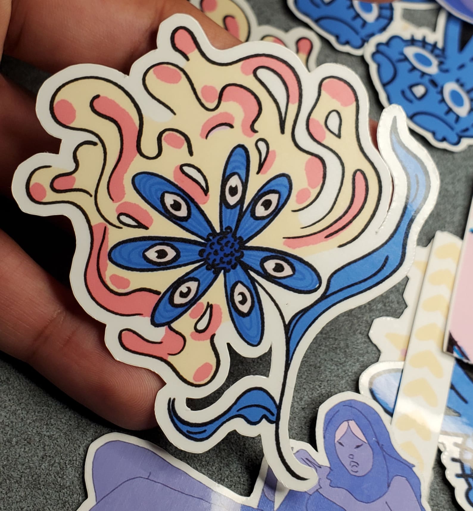 Hot and Cool Sticker Pack Vibrant Cute Color Pallete | Etsy