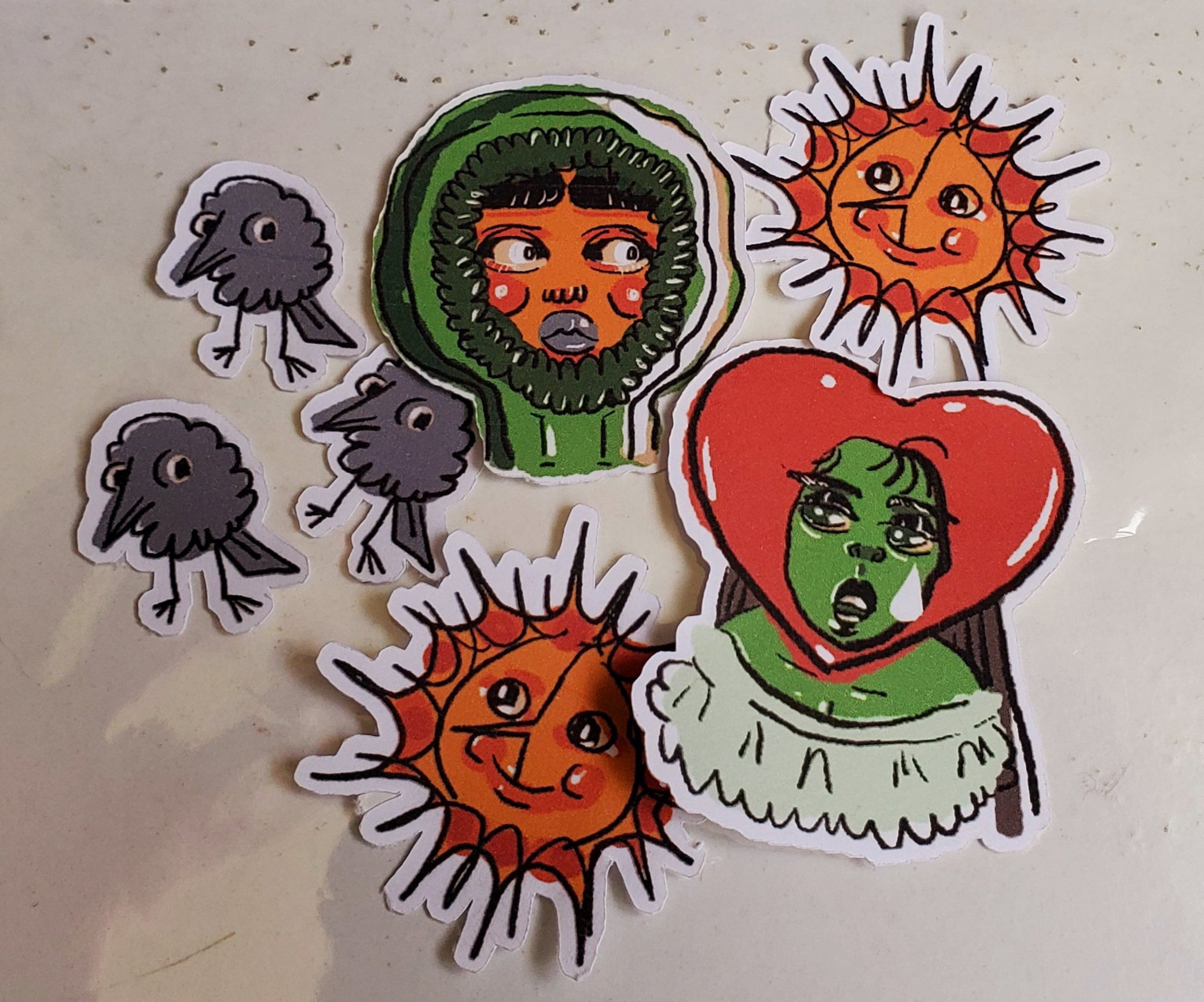 Sunny Sticker Pack | Etsy