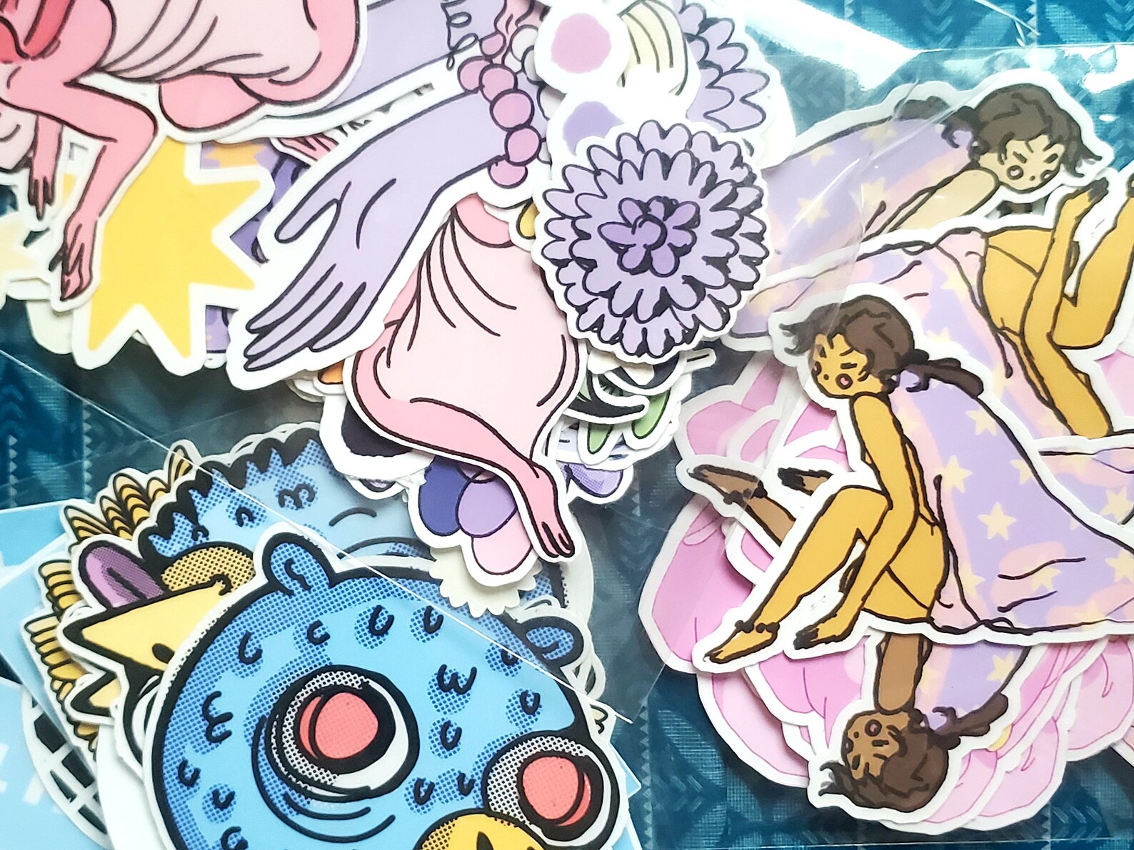 Star-girl Sticker Pack, Bright, Bold Stickers, Decal, Unique, Personal ...