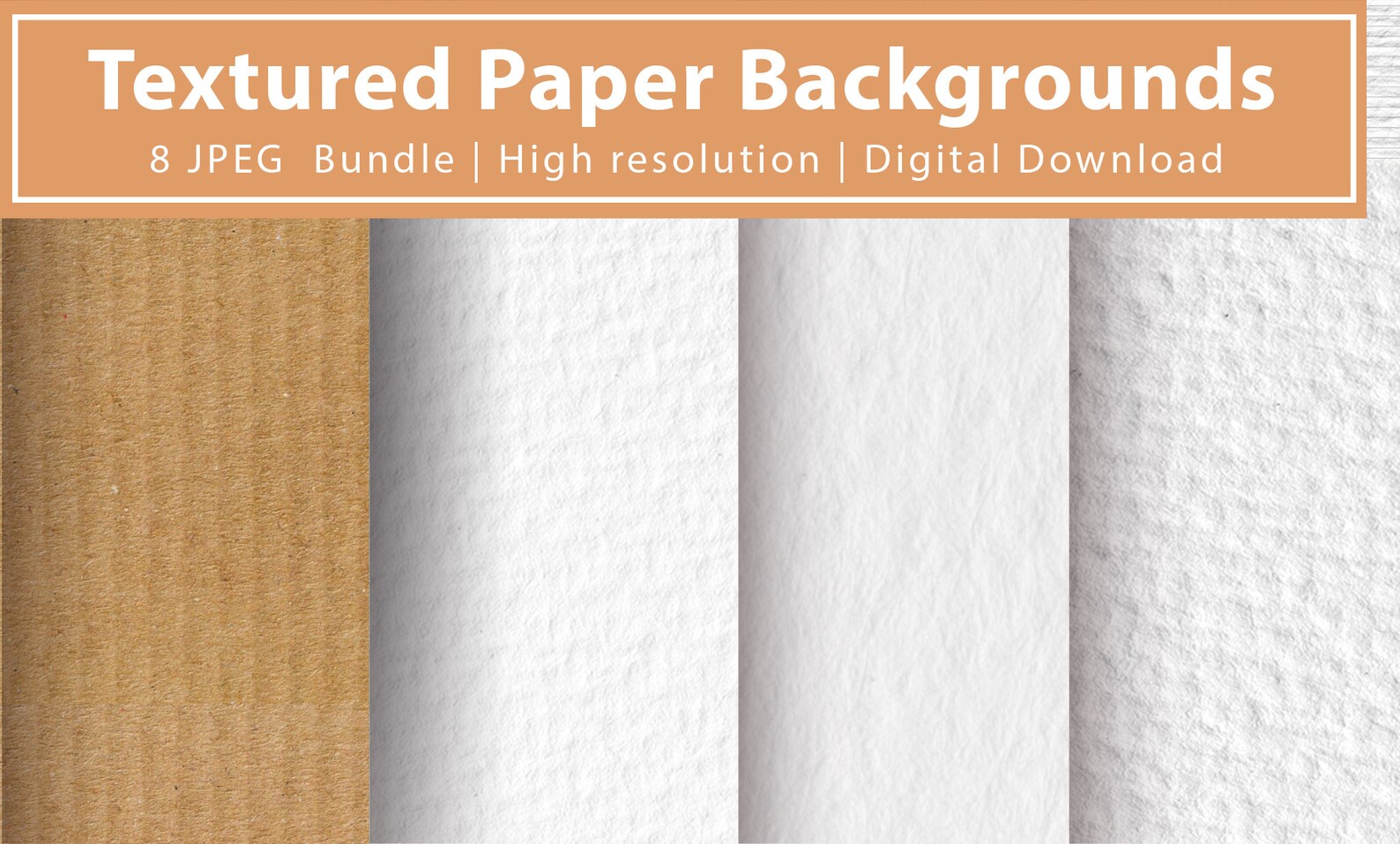 8 Classic Paper Texture, Procreate Paper Texture Bundle, Photoshop ...