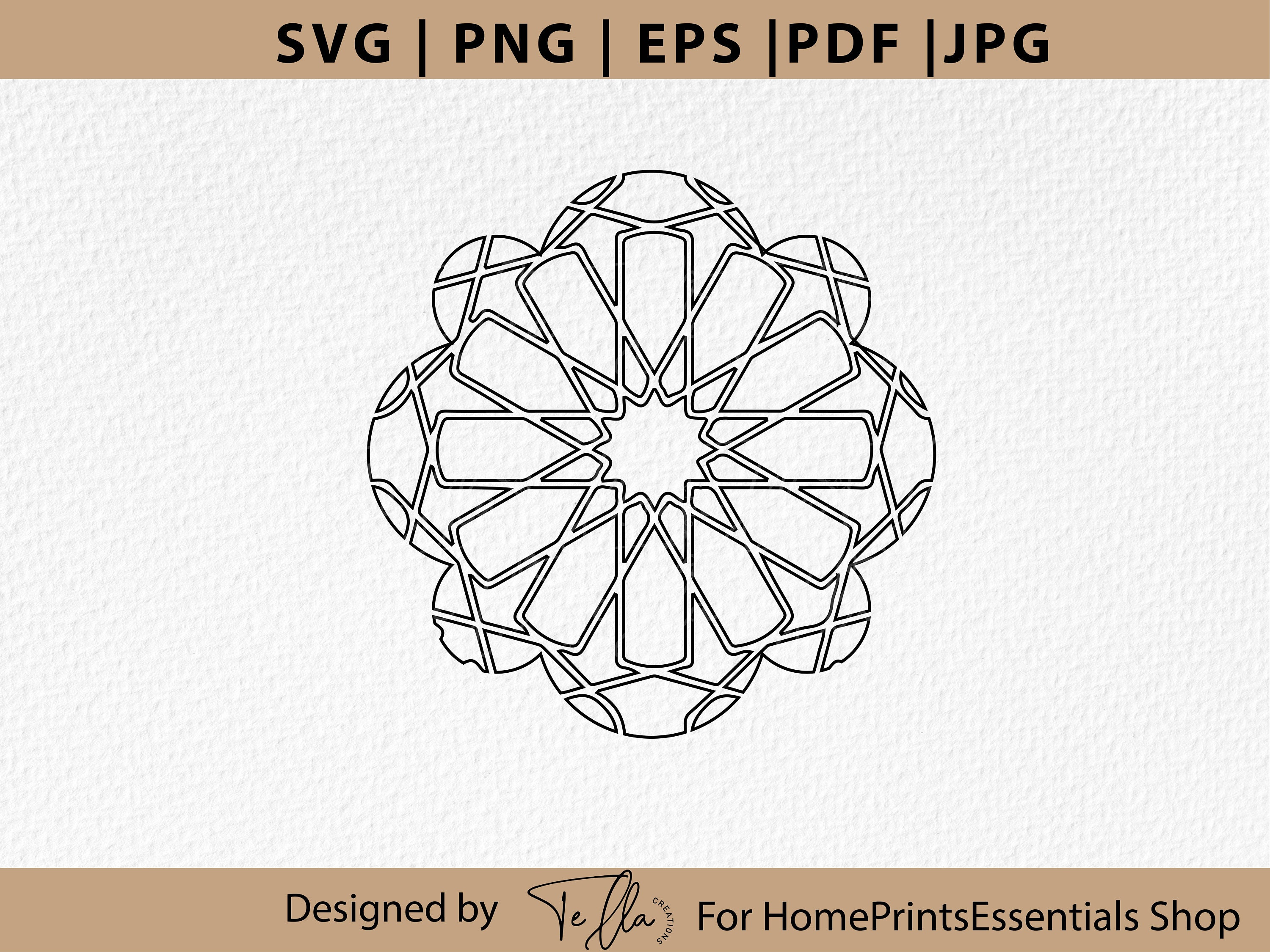 Vector Islamic Arch Window or Door Bundle. Jpeg, Svg Files. Cricut ...