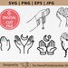 Dua Hands Svg Bundle, Muslim Praying Hands , Dua Hands PNG Transparent ...