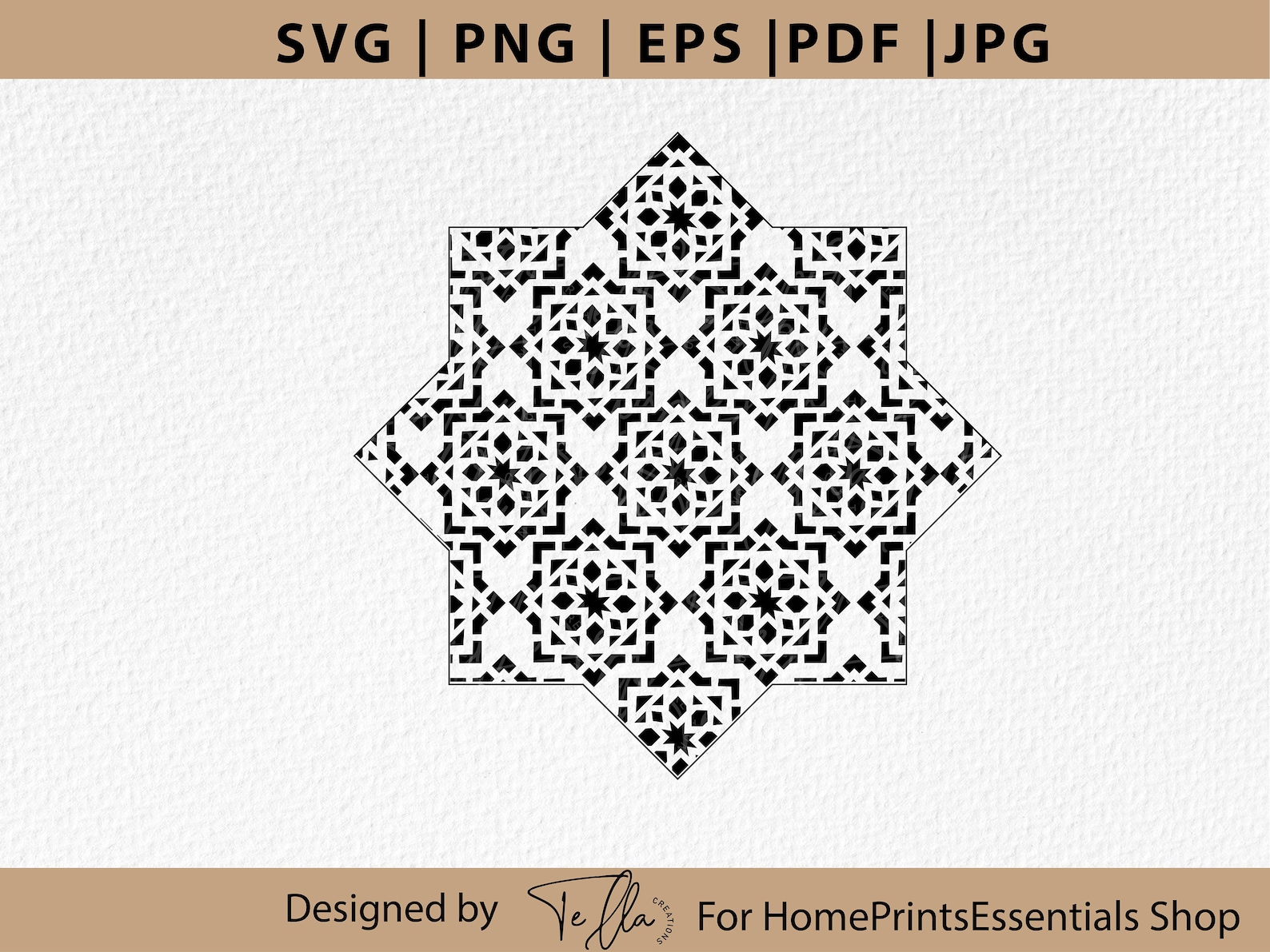 Vector Islamic Arch Window or Door Bundle. Jpeg, Svg Files. Cricut ...