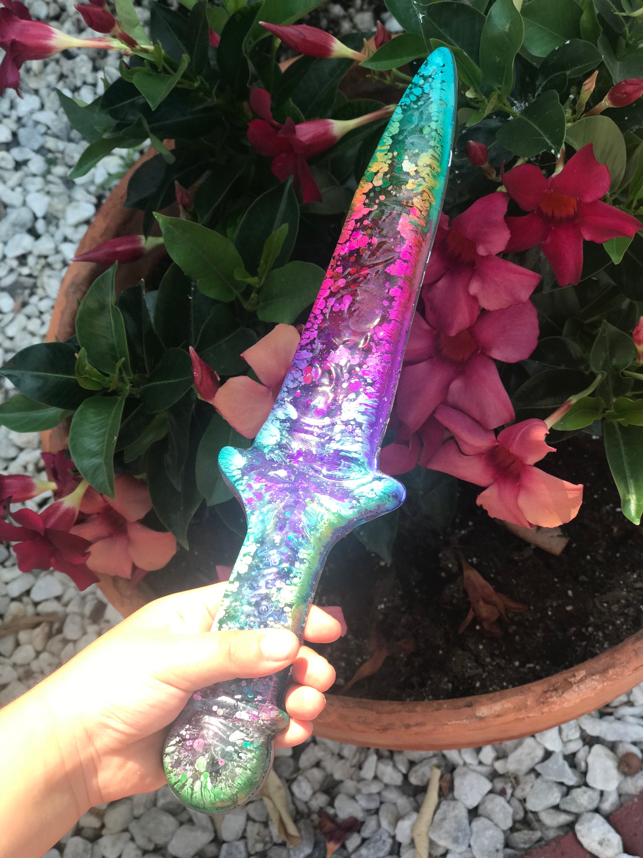 Cute dagger for work desk or coffee table home decor dagger | Etsy