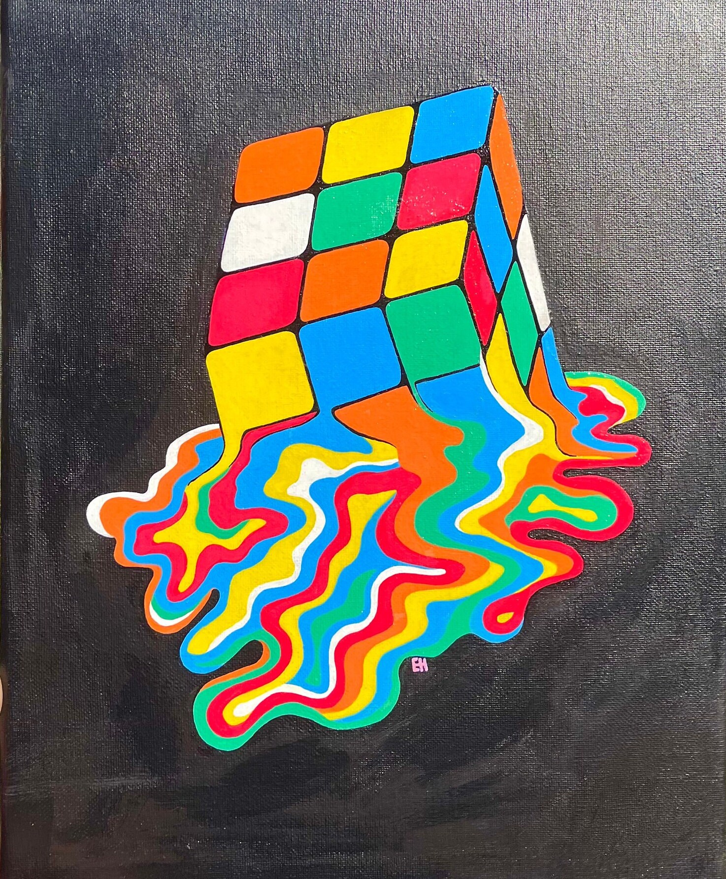 The Brain Melter | Custom, Hand Painted, One of a Kind, Trippy ...