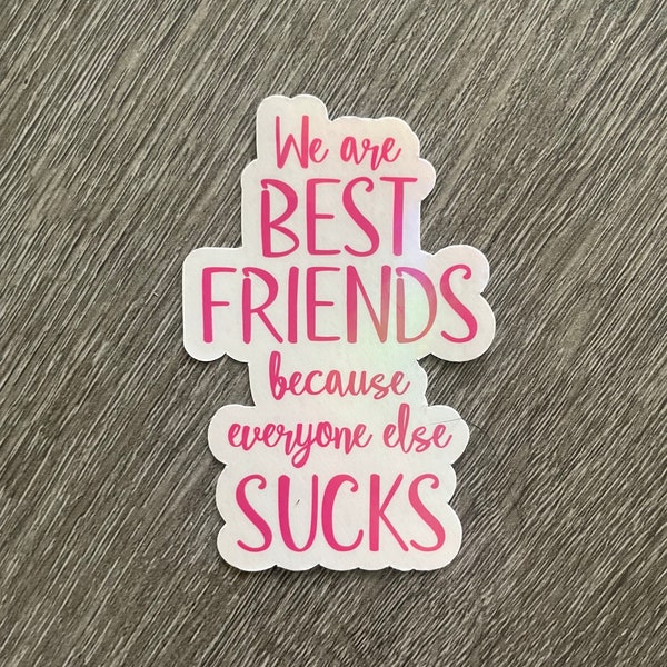 Best Friend Sticker - Etsy