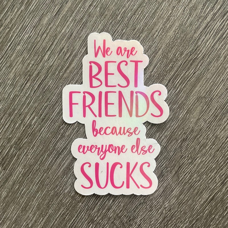 Best Friend Sticker - Etsy