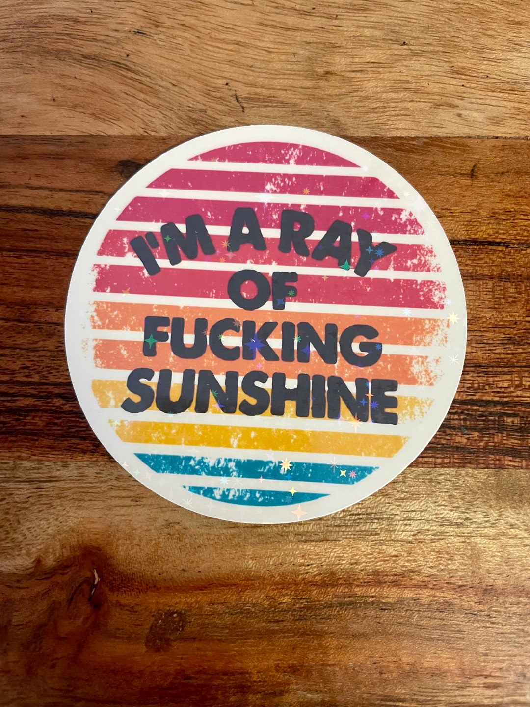Ray of Sunshine Vinyl Sticker Explicit Sticker Funny Sticker - Etsy