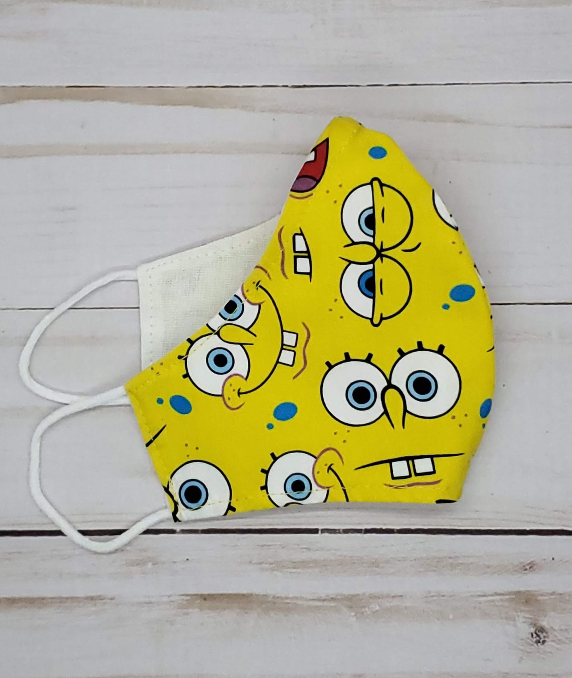 Nickelodeon SpongeBob SquarePants Face Mask | Etsy