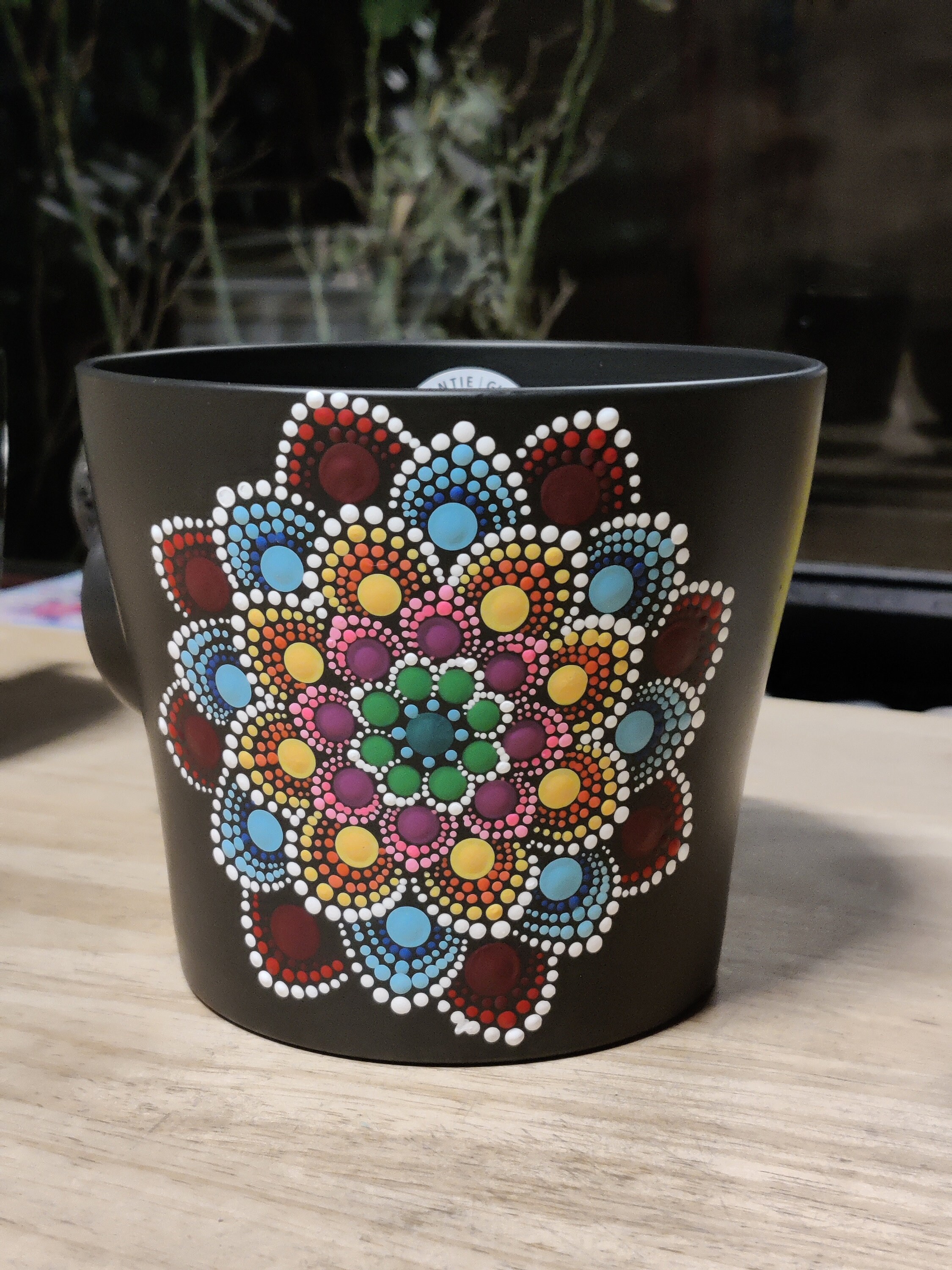 Floral & Garden Crafts Craft Supplies & Tools Hand Painted Mandala ...