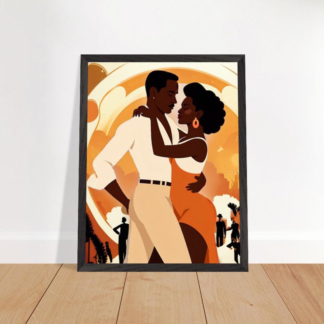 Dance the Night Away Premium Wooden Framed Poster With Fine Art Paper ...