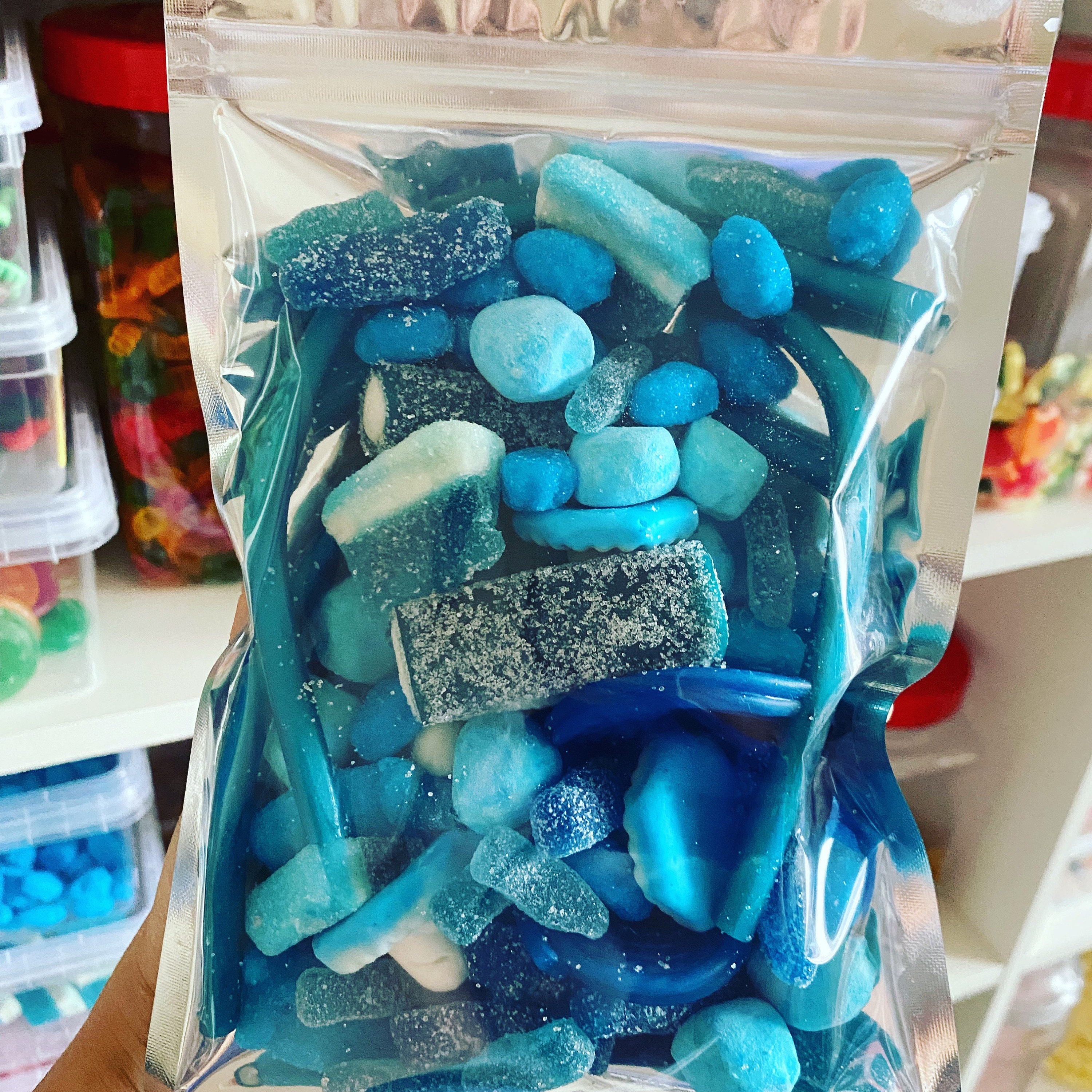 Blue Raspberry Sweet Mix Pouch Sweets Snacks Pick N Mix | Etsy UK