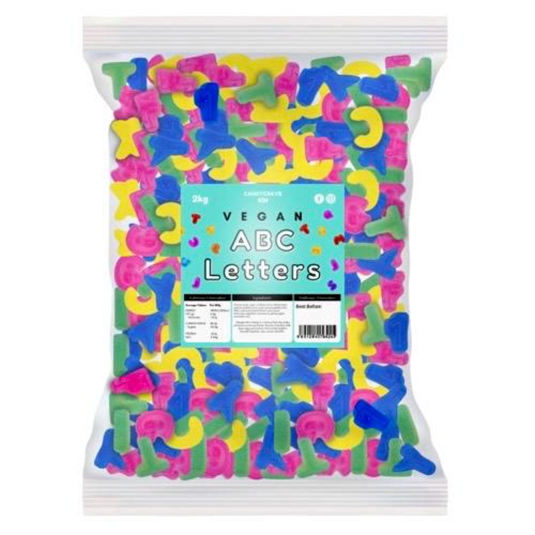 ABC Letters, Sweets, Candy, Pick N Mix, Sweet Bags, Sweet Jars, Party ...