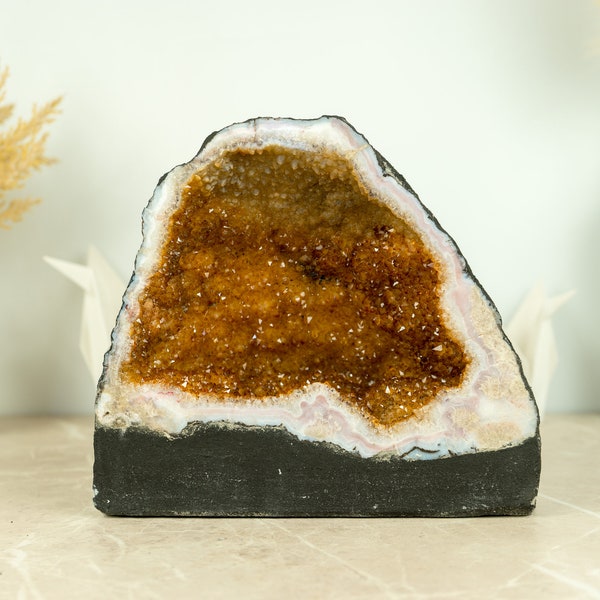 Citrine Geode - Etsy