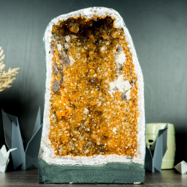 Citrine Geode - Etsy