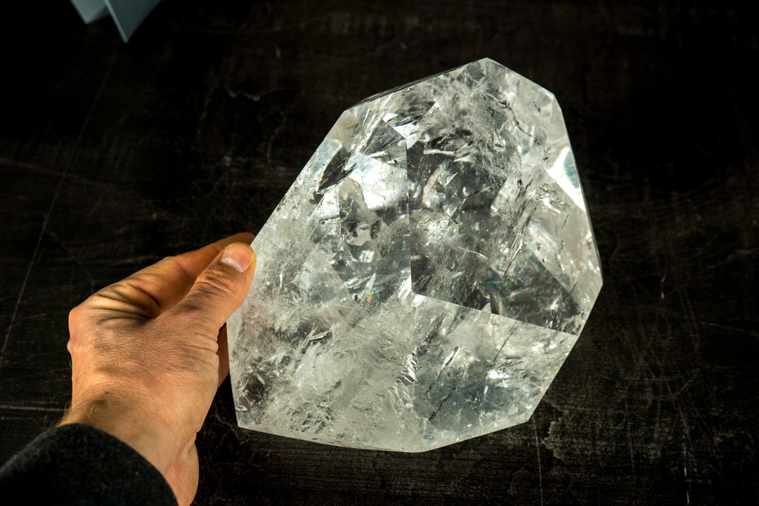 Natural Clear Quartz Point With High-grade Water-clear Crystal, Large ...