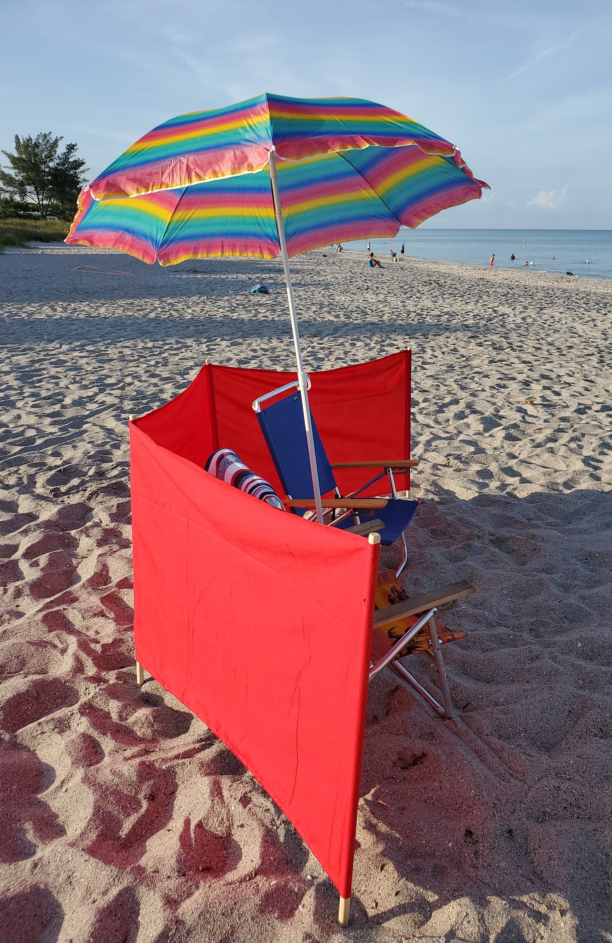 Beach Curtains Windscreen Privacy Windbreak Free Bag Social | Etsy