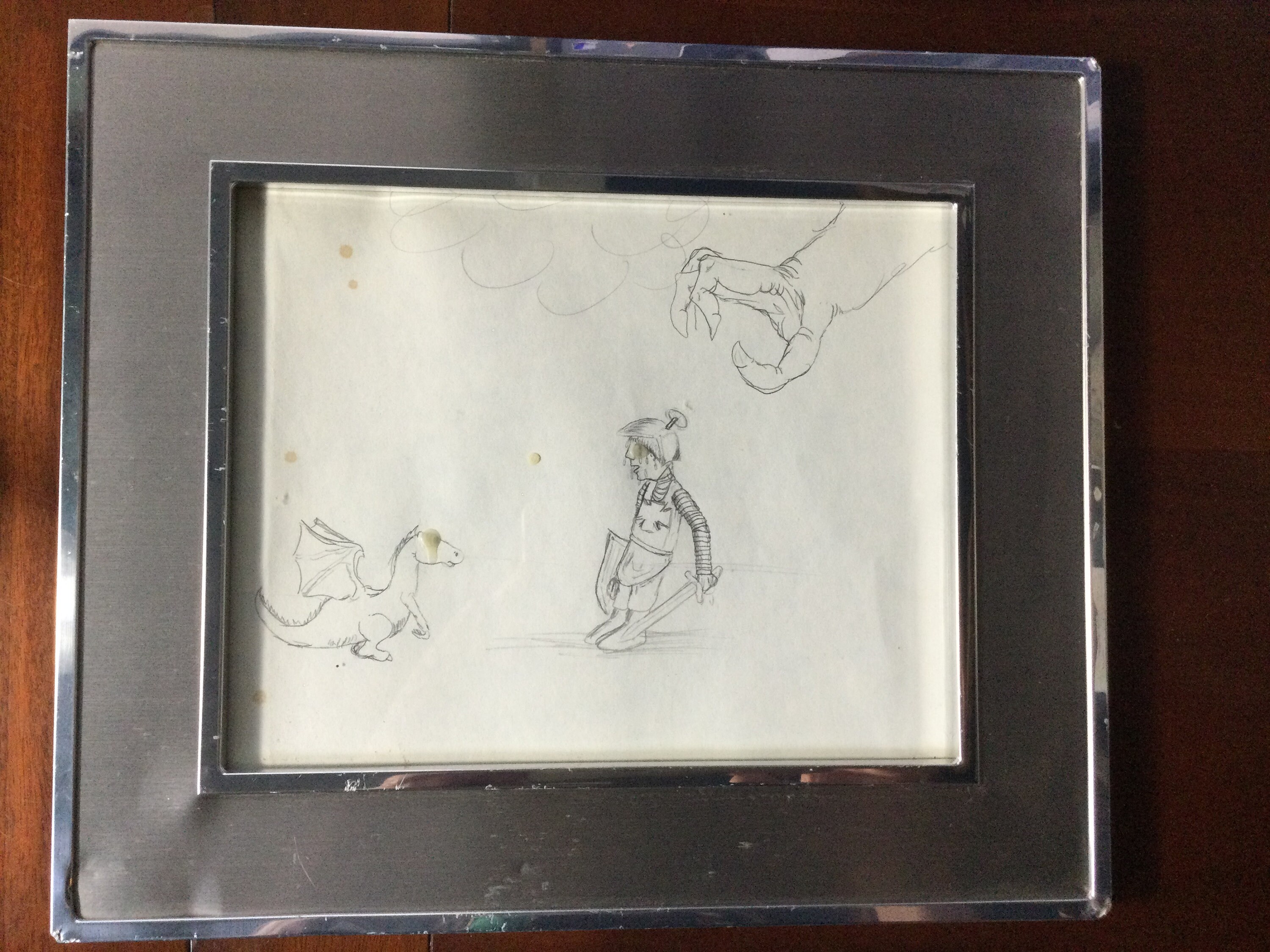 Dnd Fighter Encounters Baby Dragon Framed Artwork - Etsy
