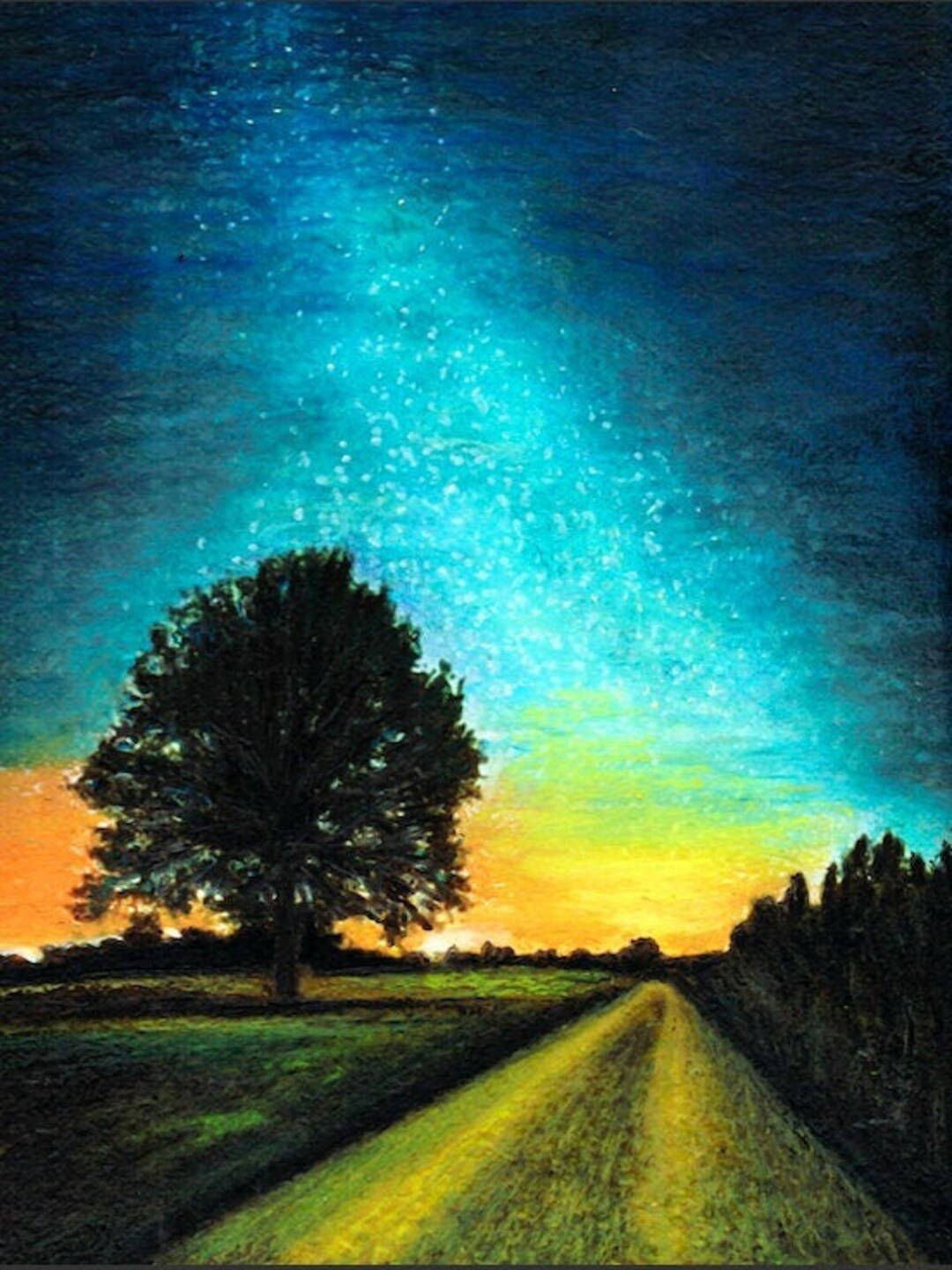 Starry Night Art Print - Etsy
