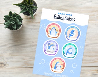 Blahaj Sticker - Etsy