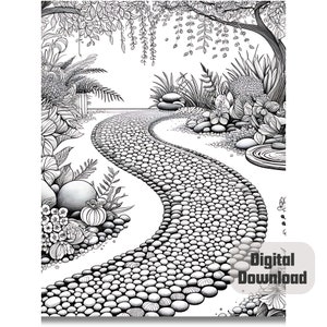 Tranquility Trails: Mindfulness Coloring Book for Adults - Etsy