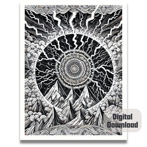 Nature Mandalas Coloring Pages | 45 Printable Zentangle Designs ...