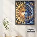 Mandala Eclipse Wall Art - 24x30" Digital Print - Day Night Theme - Etsy