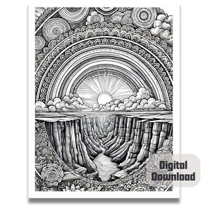 Nature Mandalas Coloring Pages | 45 Printable Zentangle Designs ...