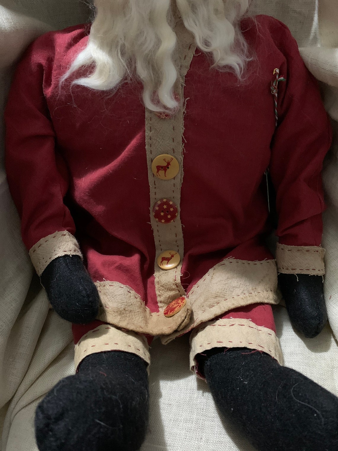 Primitive Santa - Etsy