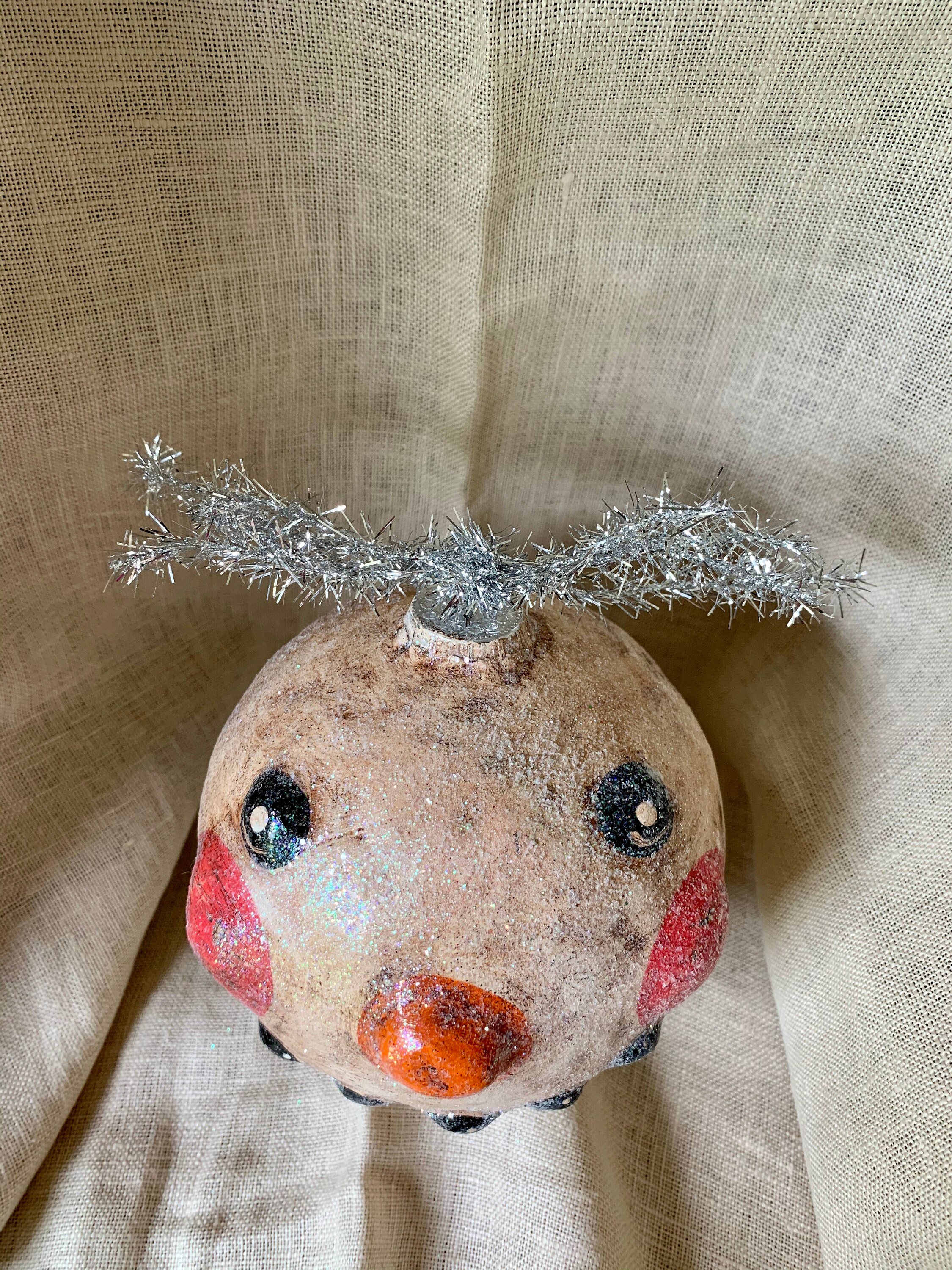 Paperclay Snowman Ornament - Etsy