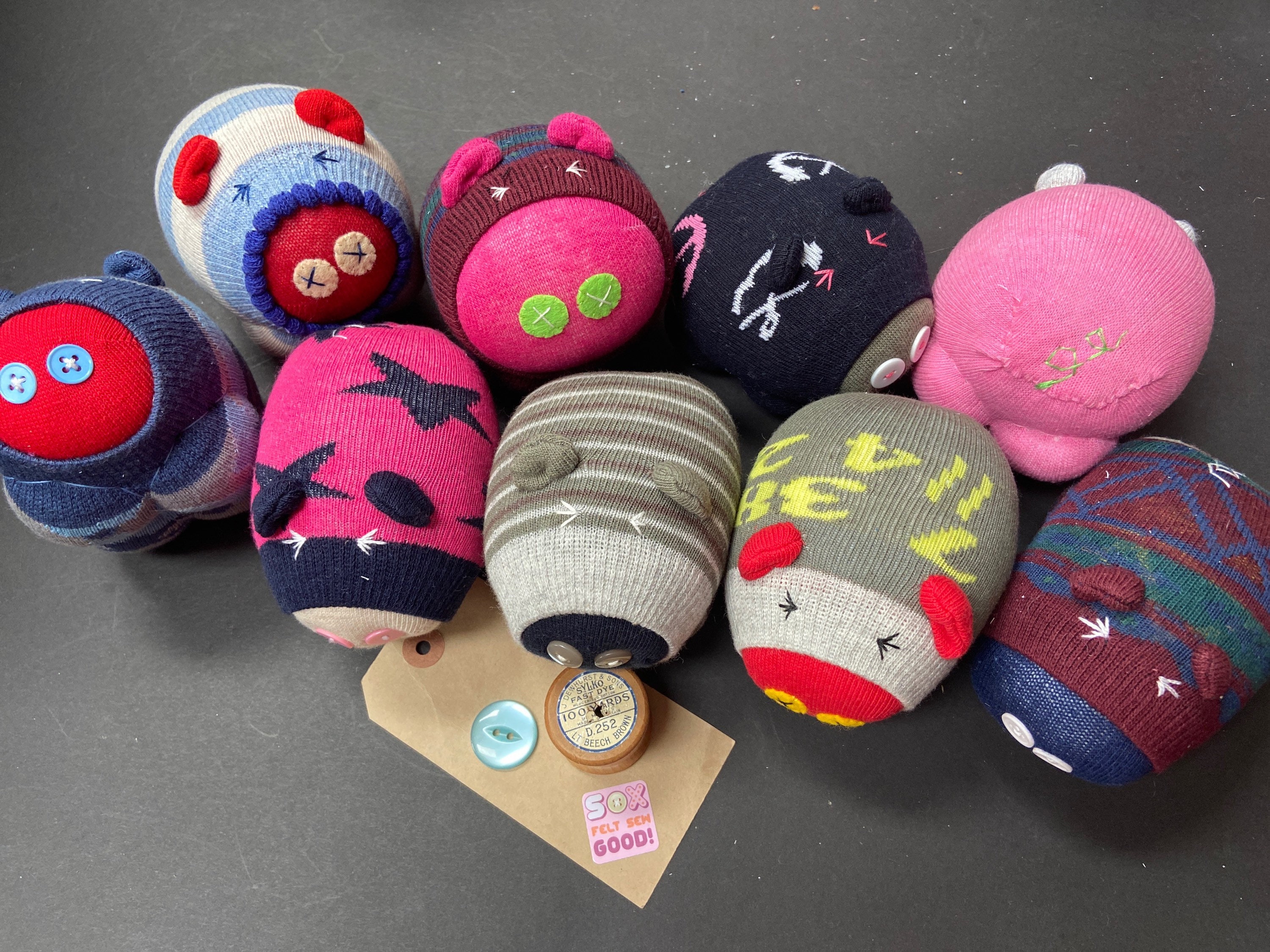 Sock Pigs - Etsy