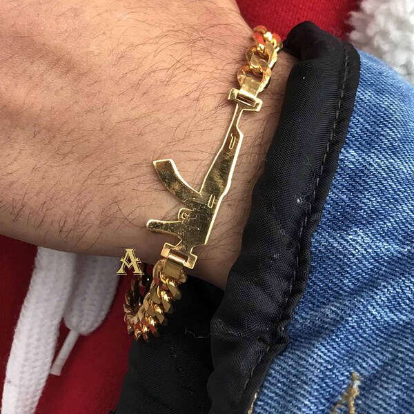 Gold Ak Charm - Etsy