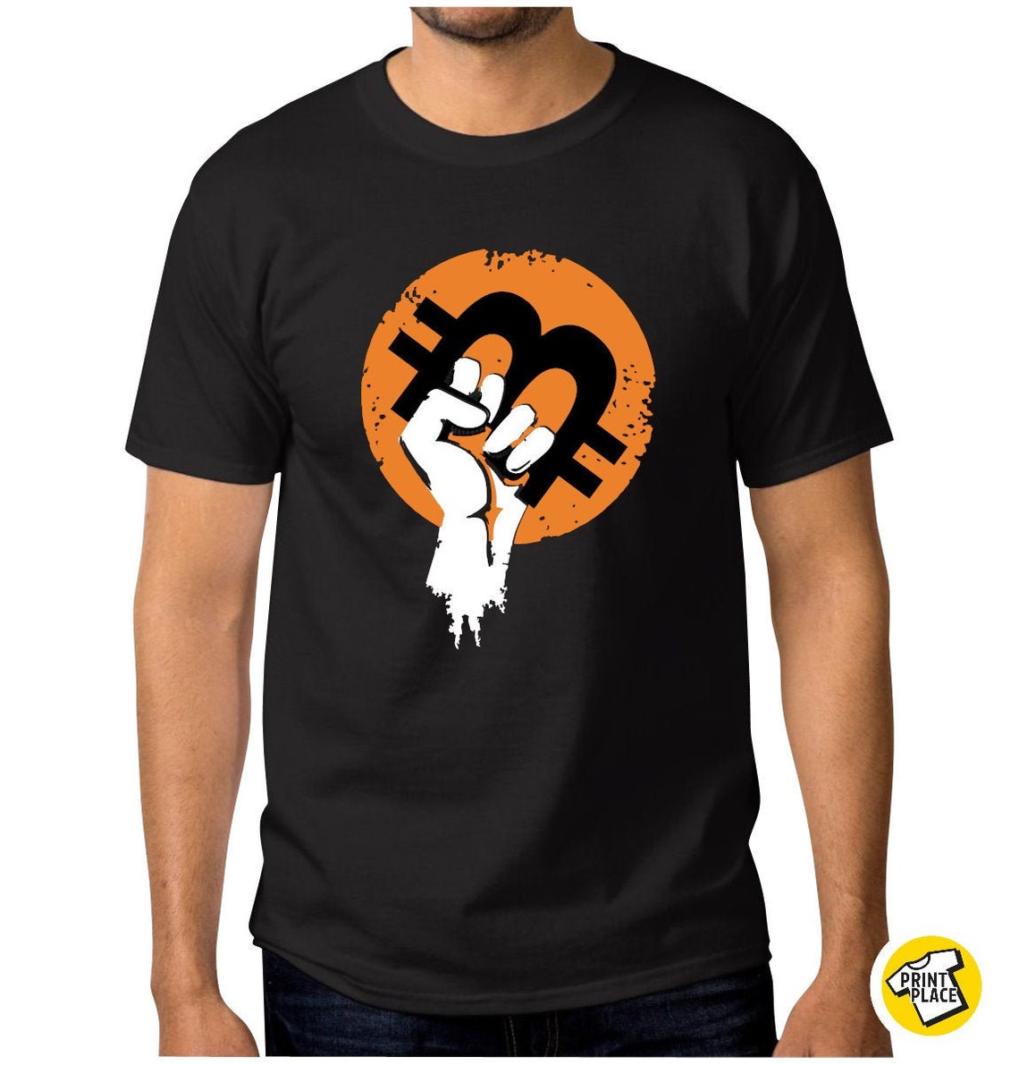 Bitcoin T-shirt Bitcoin Stamp Currency T-shirt Stocks | Etsy