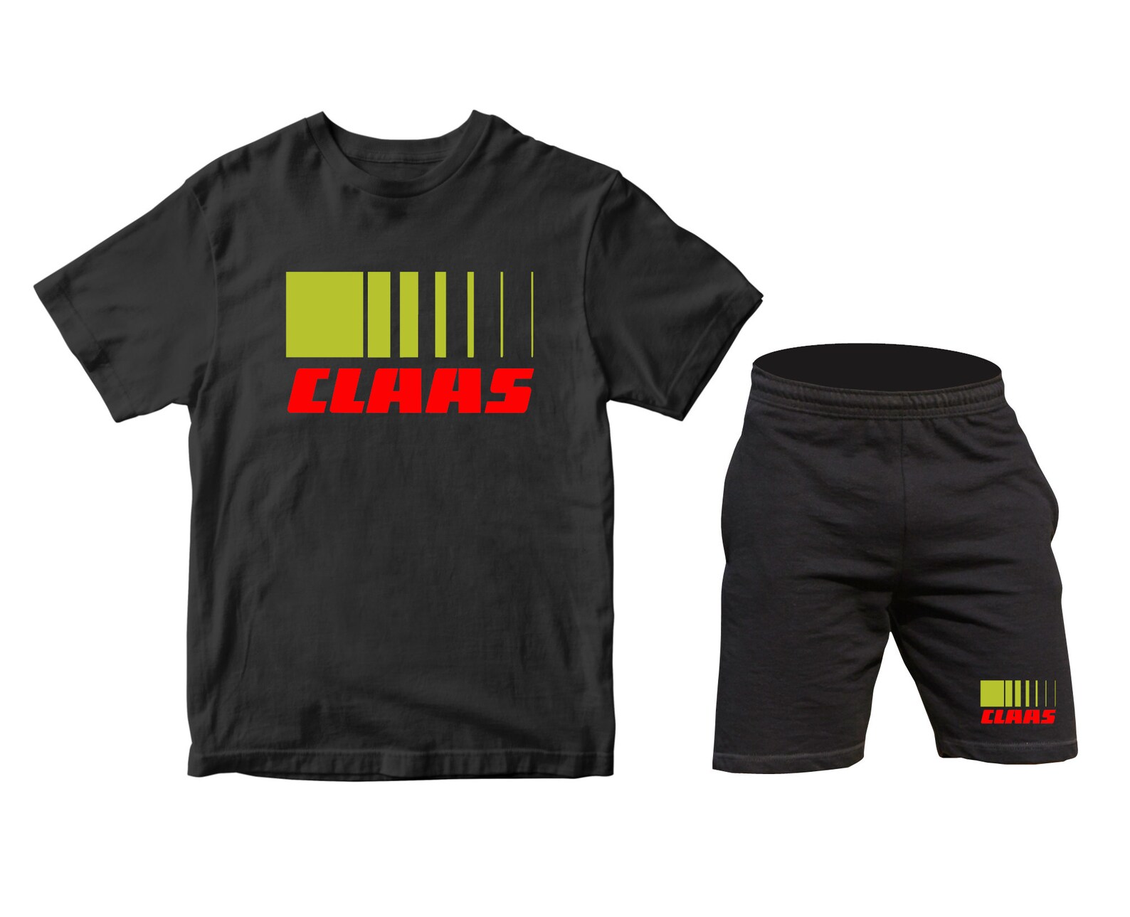 CLAAS logo T-shirt e pantaloncini Farmer Summer set Tshirt | Etsy