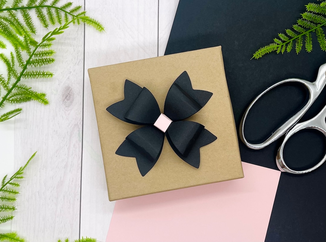 Classic Double Bow SVG Template, Cricut Cut File, PDF Printable Bow ...