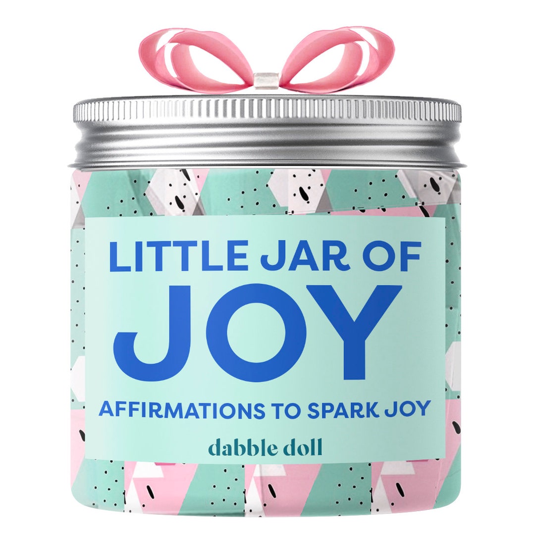 Joyful Affirmations Jar, Self-love Gift Positive Thinking, Uplifting ...