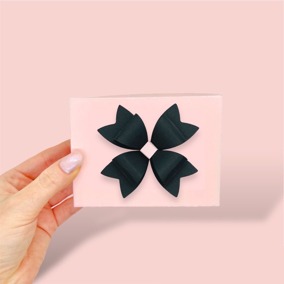 Classic Double Bow SVG Template, Cricut Cut File, PDF Printable Bow ...