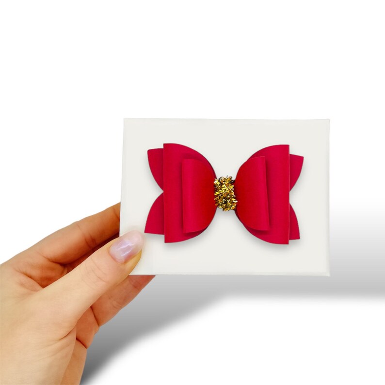 Double Bow SVG Template Cricut Cut File PDF Printable Bow - Etsy