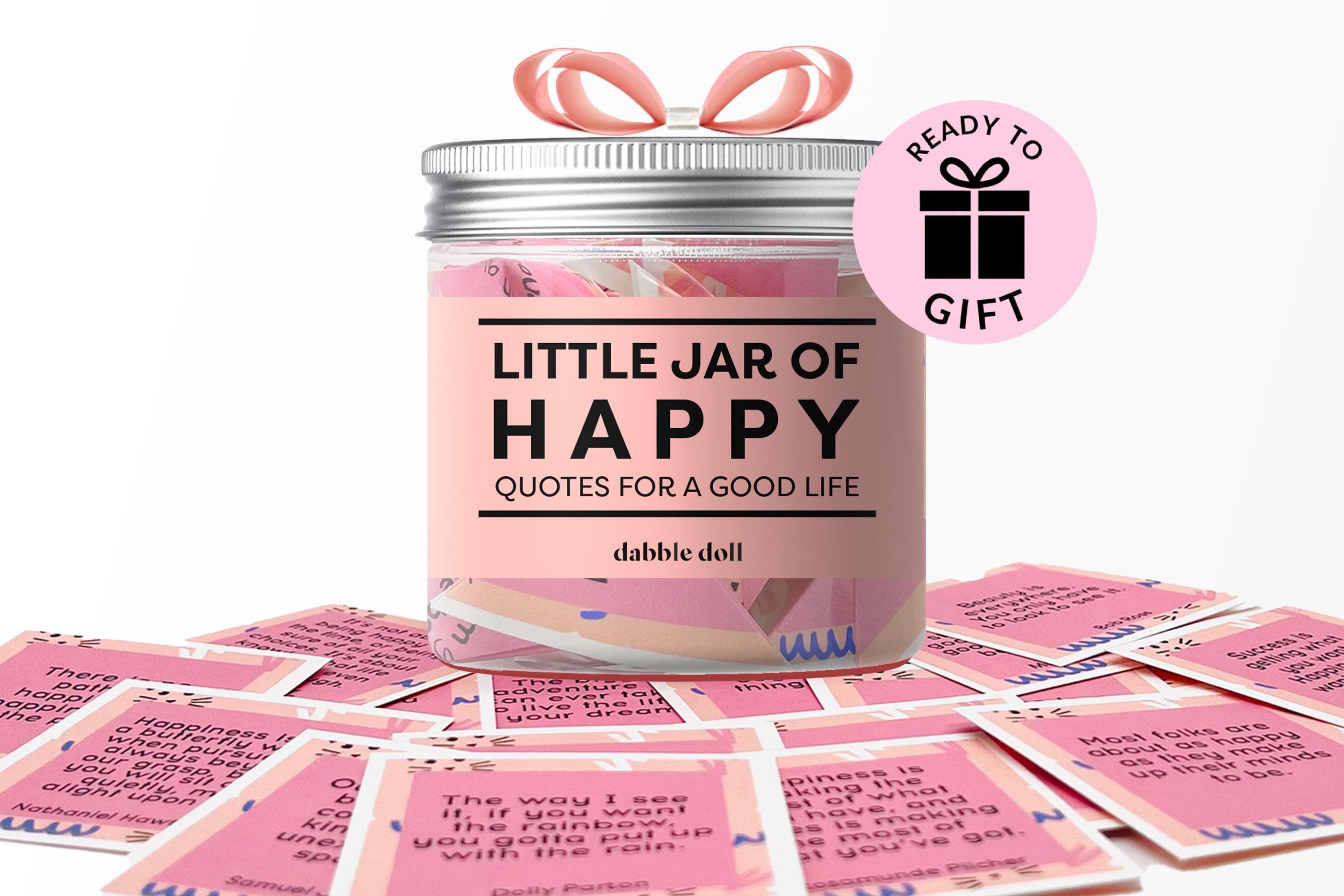 Happy Jar | Quotes for a Happy Life | Empowering, Motivational, Unique ...